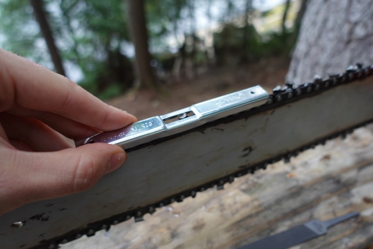 How to File the Rakers on a Chainsaw
